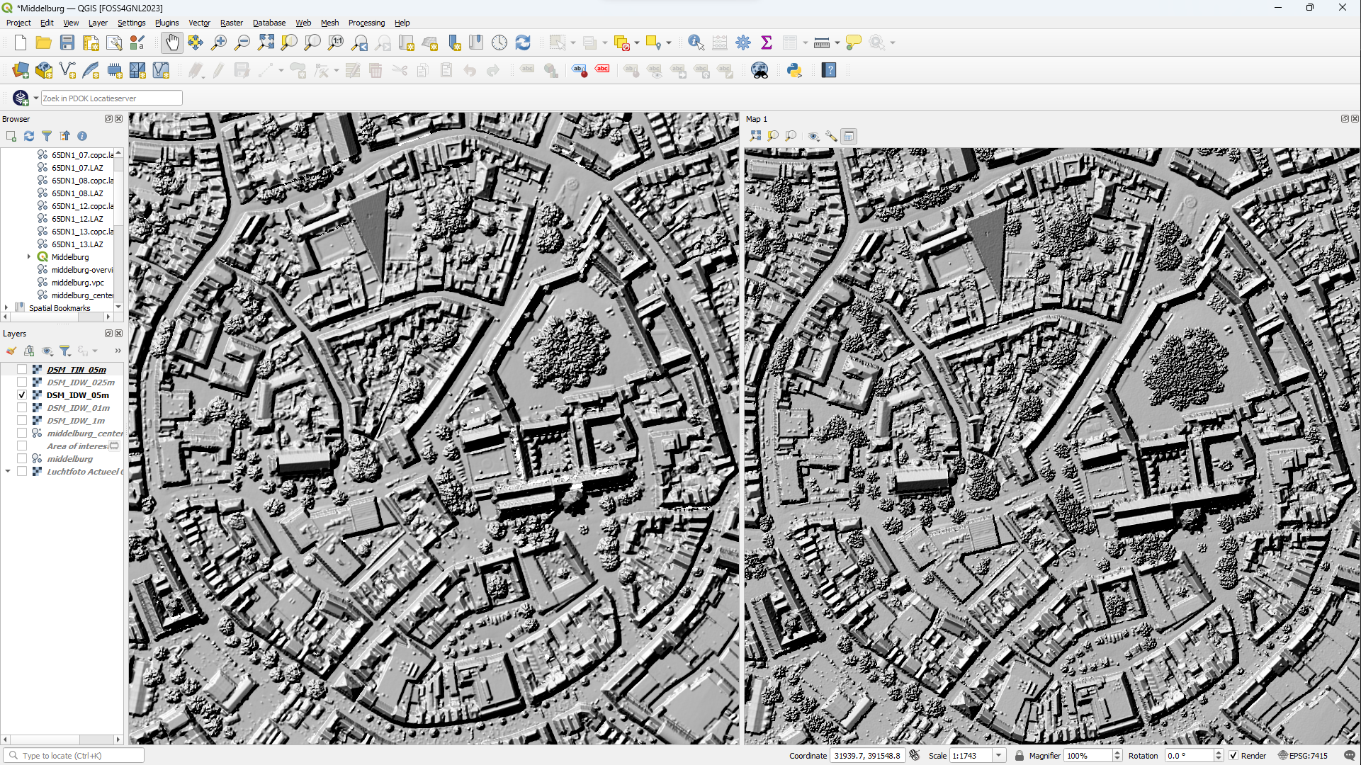 Tutorial: Interpolate Point Clouds to Rasters | OCWGIS